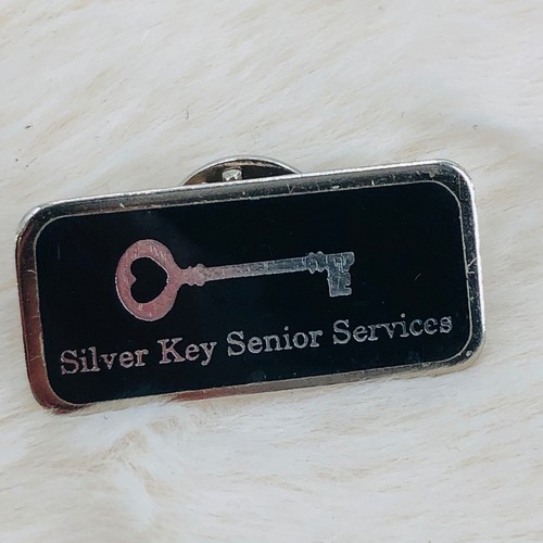 Silver Key Senior Services Enamel Lapel Pin | eBay