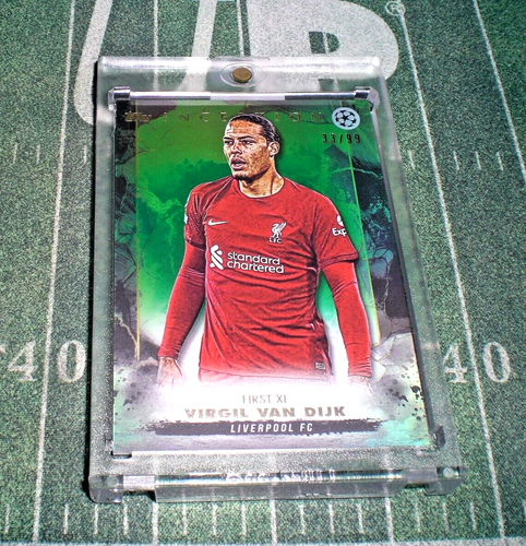 2022-23 Topps UEFA UCL Inception First XI Virgil Van Dijk /99 GREEN ...