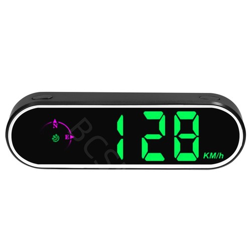 Digital Car HUD GPS Speedometer Head Up Display MPH KMH Compass ...