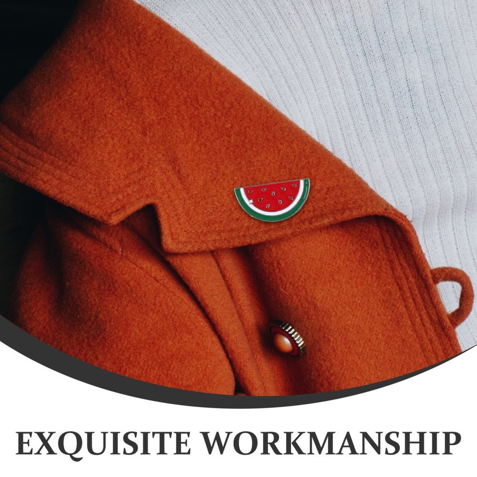 3 Pcs Clothing Accessories Watermelon Badge Cartoon Brooch Pin Bag Pins ...