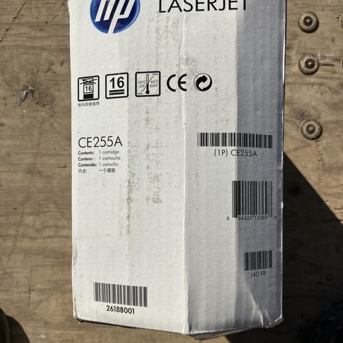 NEW Genuine HP 55A CE255A Black Toner Cartridge Laserjet P3015, 500 MFP ...