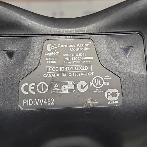 Logitech Wireless Action Controller G-X2D11 PS2 Playstation 2 W/ Dongle Receiver | eBay