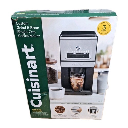 Cuisinart Custom Grind & Brew Single-Cup Coffee Maker DGB-30 - Used ...