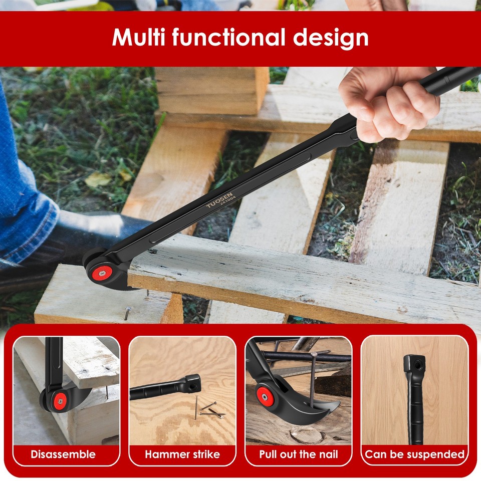 14inch/18inch Adjustable Pry Bar 14 Position Adjustable Angle Pry Bar ...