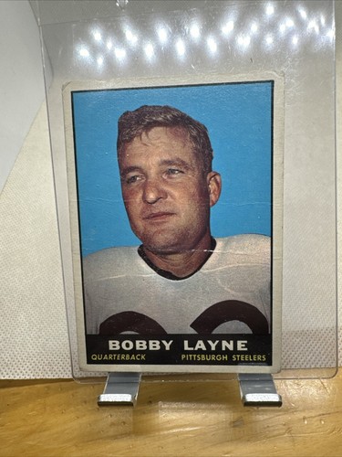 1961 Topps Football Card #104 Bobby Layne-Pittsburgh Steelers | eBay
