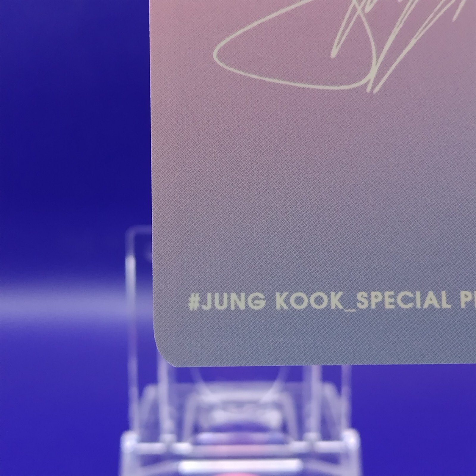 JUNG KOOK BTS Signed Special Photo Card K-POP Cards From Japan Rare JK ...