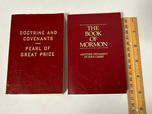 Military - 1994 The Book of Mormon & 1978 Doctrine Pearl Small Pocket ...