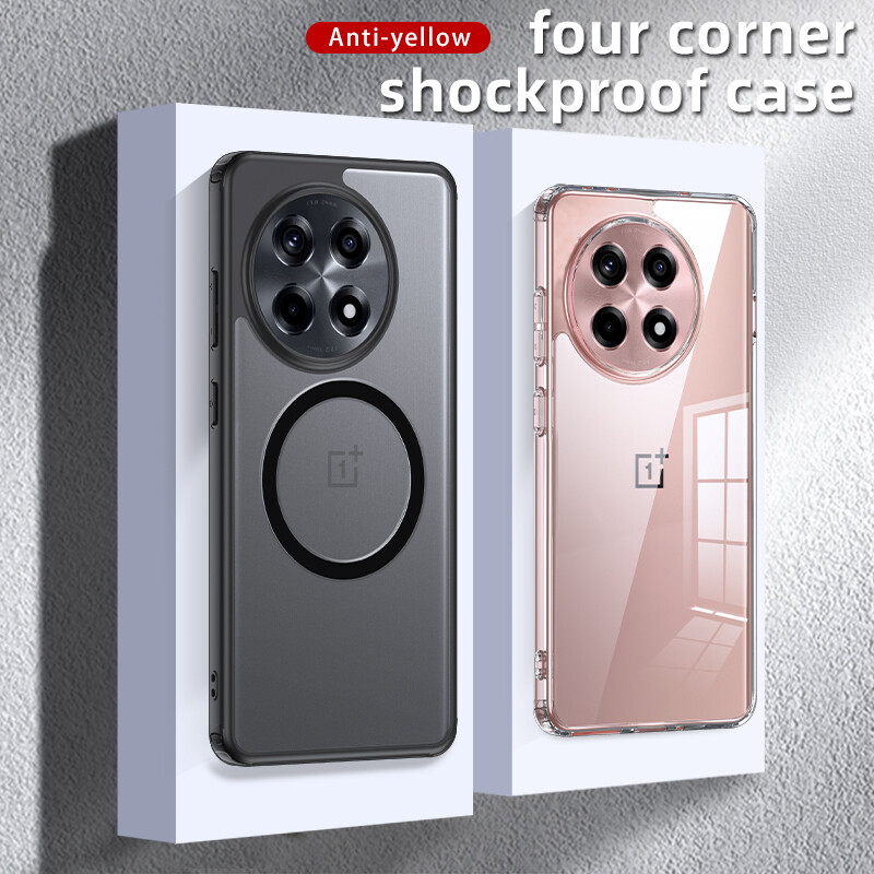 For OnePlus 13R, Luxury Transparent Bayer Crystal Anti-Yellow Clear ...