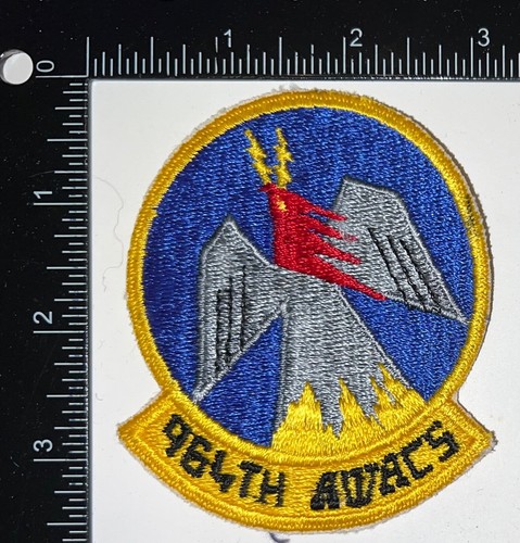 Cold War USAF US Air Force 964th AWACS Squadron Patch | eBay
