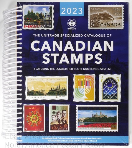 Unitrade Specialized Catalogue of Canadian Stamps 2023. USA orders ...