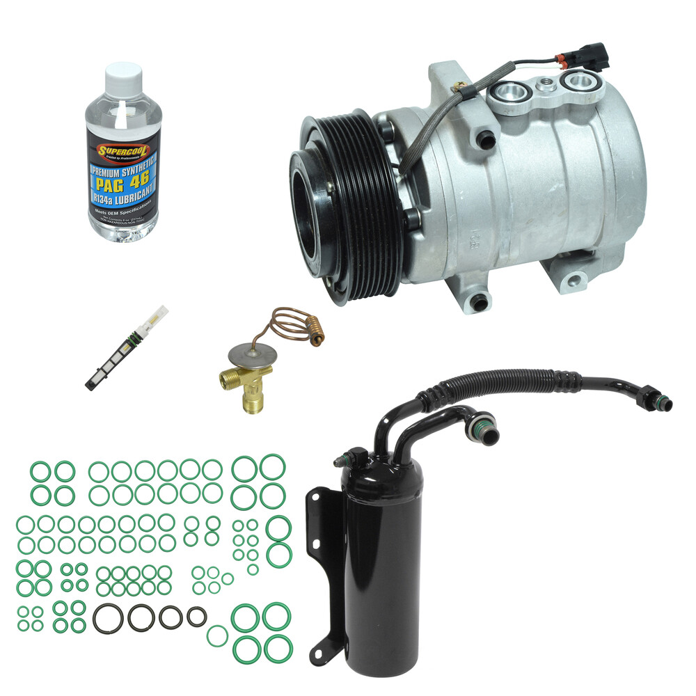 A/C Compressor Kit-VIN: P, DIESEL, OHV, Turbo UAC KT 5057 for sale ...