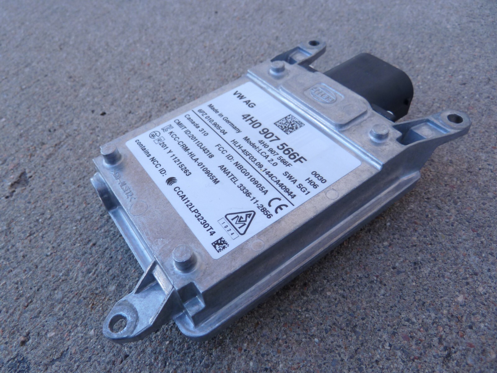 11-2017 Audi A8 A8L S8 LANE CHANGE ASSIST BLIND SPOT RADAR SENSOR ALERT ...