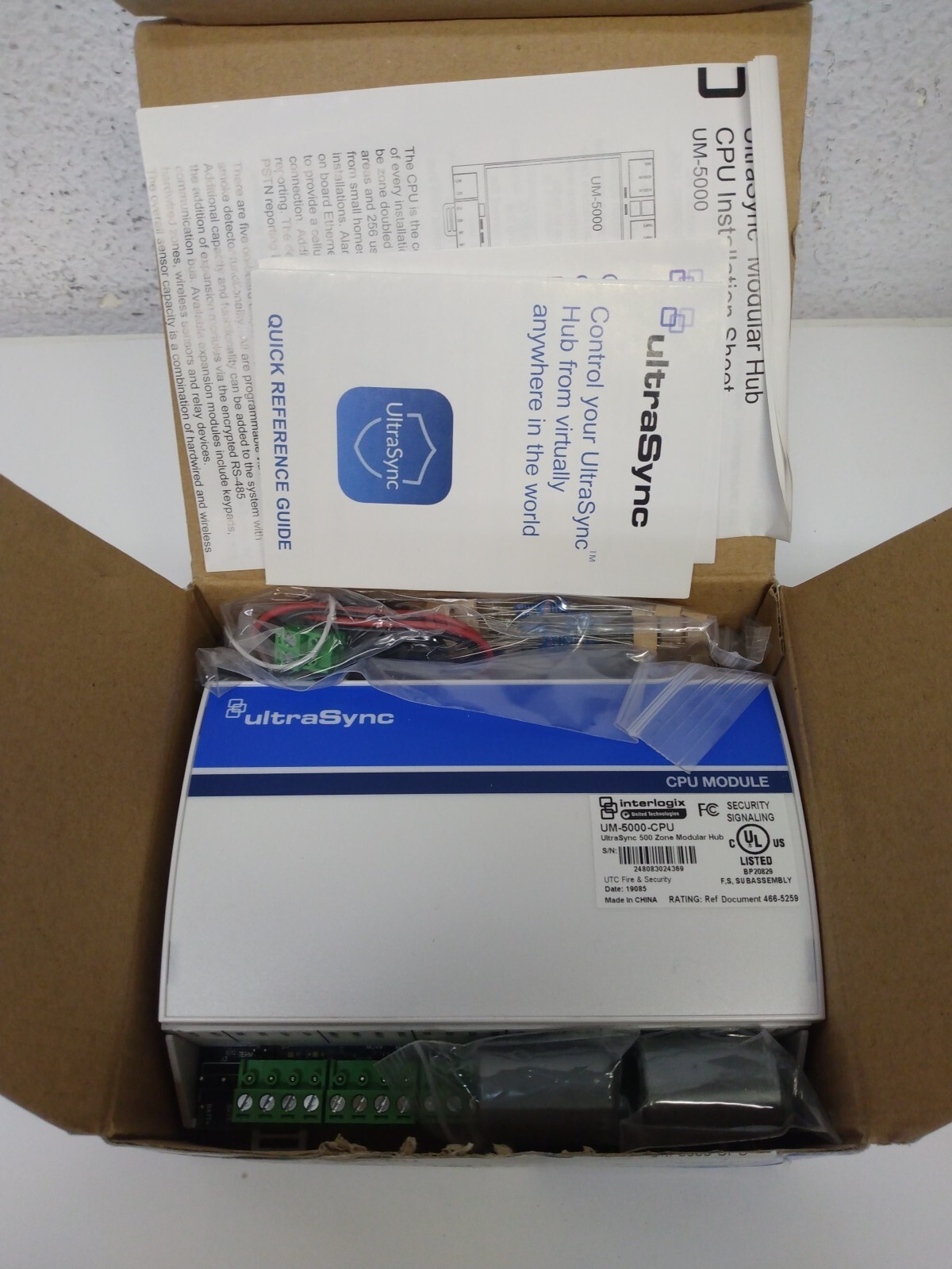 Interlogix+Ultrasync+CPU+Module+Um-5000-cpu+Rev.+Ix04+Date+17052 for ...