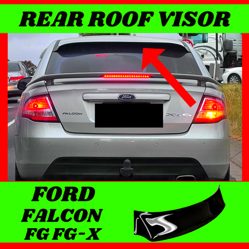 Rear Roof Visor Wing Spoiler Black FOR Ford Falcon FG FGX XR6 XR6T XR8 ...