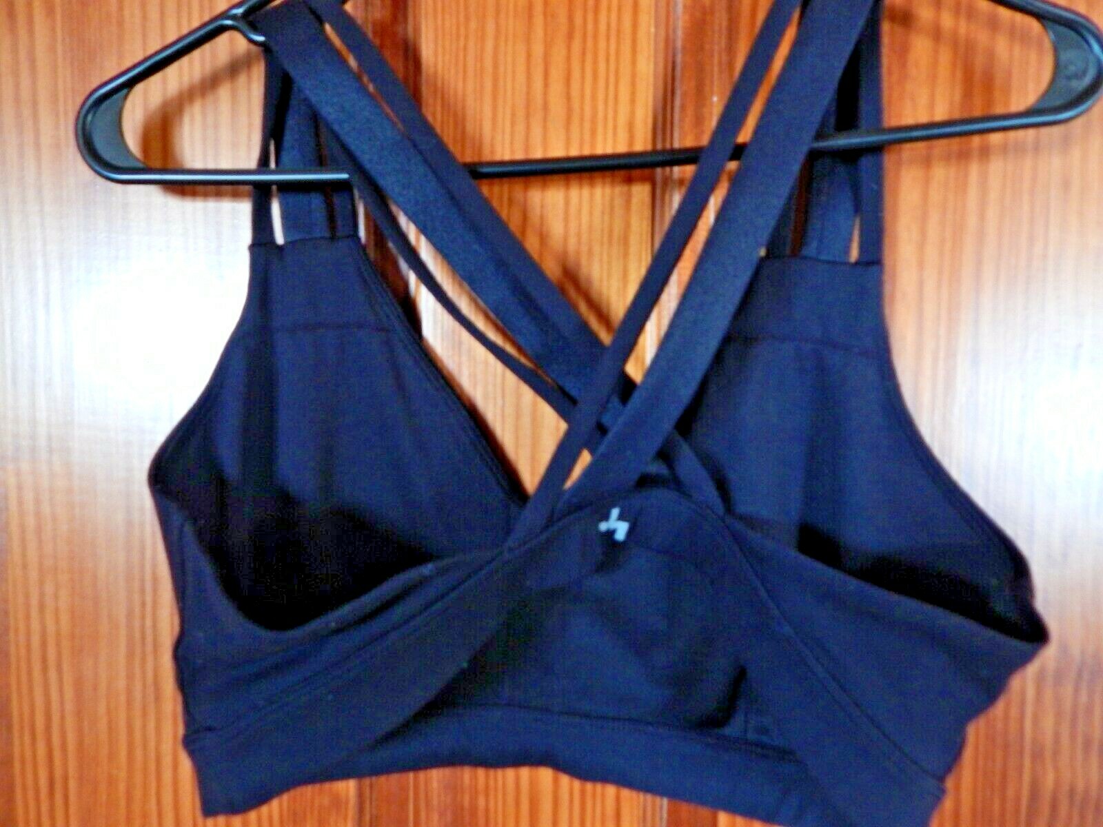 JOY LAB BLACK SPORT BRA, WIRELESS, CLOTH LINING, SIZE… - Gem