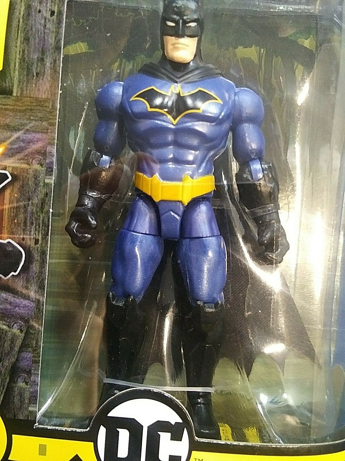 DC BATMAN Action Figure Blue Suit 1st Edition 3 Mystery Accessories ...