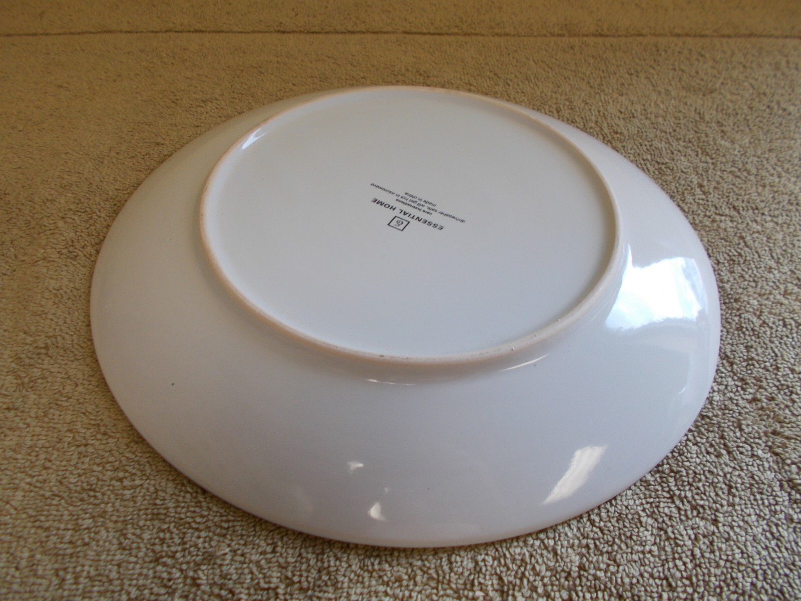 vgt ESSENTIAL HOME DINNERWARE PLATE COLOR PATTERN PINK ROSE | eBay