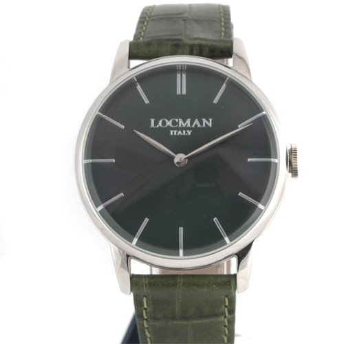 Locman 1960 Watch Woman Just Time Quartz Green 41 mm 0251V03-00GRNKPG ...