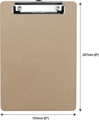 'RAPESCO' A5 Hardboard Clipboard with Hanging Hole and Metal Clip - New ...