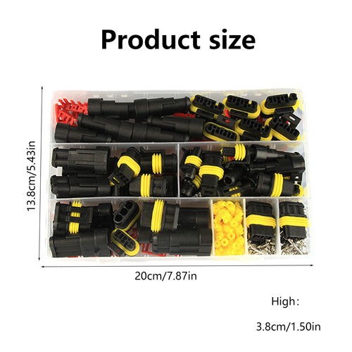 352pcs Dustproof For Motorcycle Electrical Wire Stable Waterproof ...