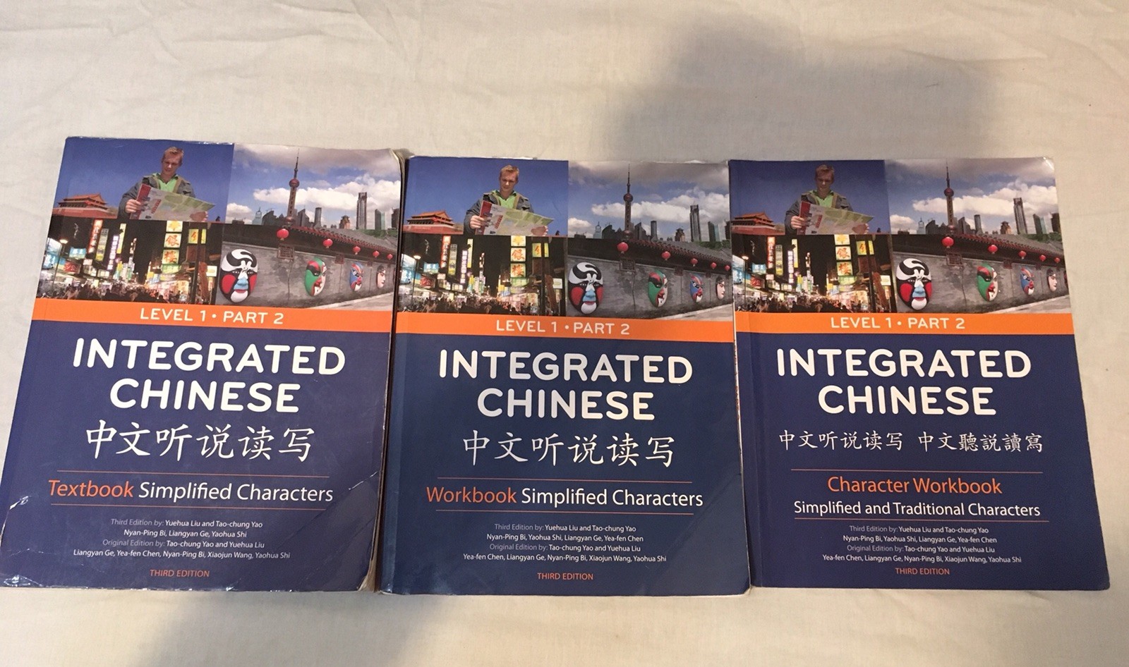Integrated Chinese 1/2 Textbook/Workbook/Character Workbook Simplified ...