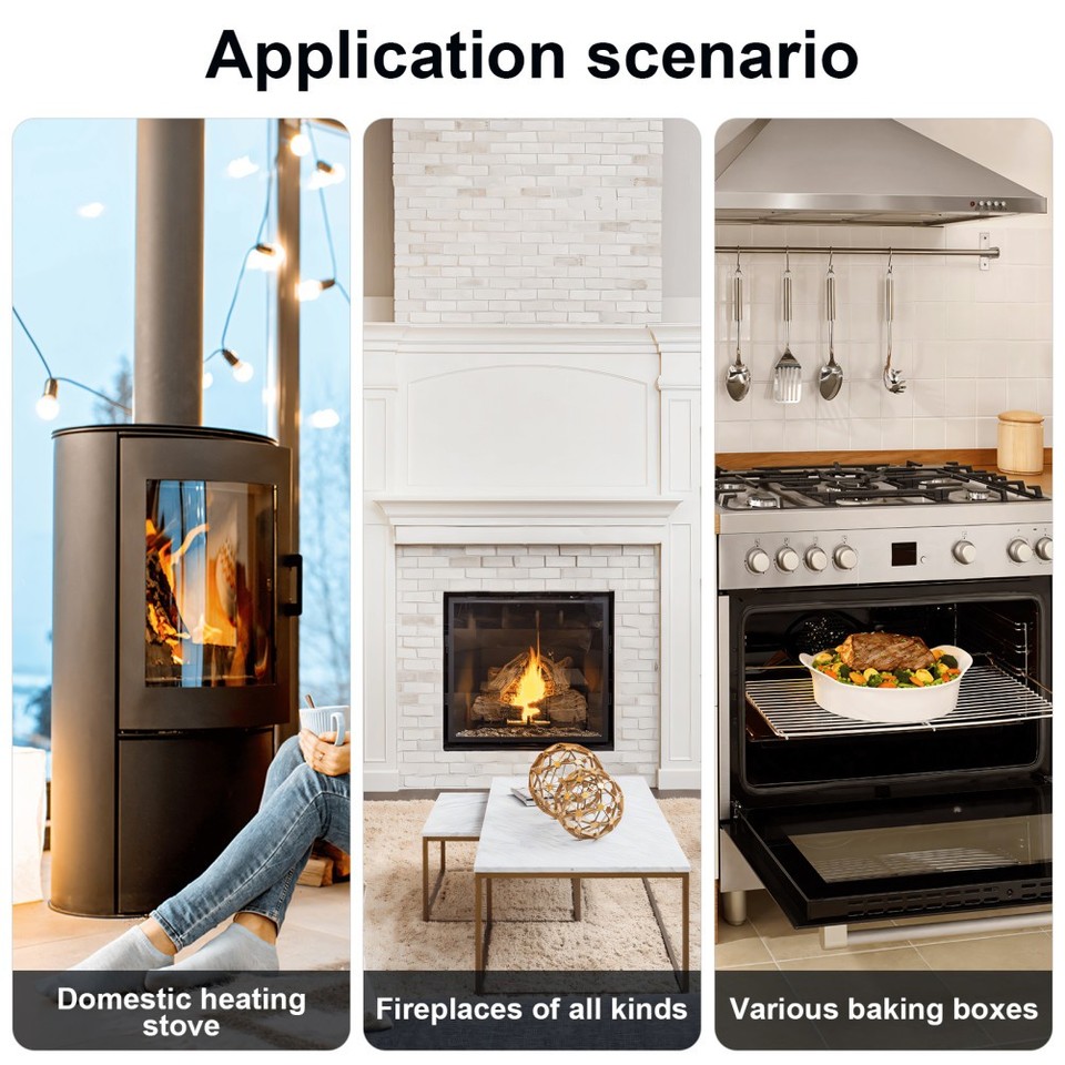 Log Fire Door Seal Rope Stove Burner Fireplace Sealing Tape | eBay ...