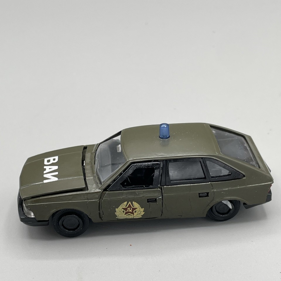 RARE Vintage Moskvich 2141 Aleko Police USSR CCCP Soviet Diecast 1:43 ...