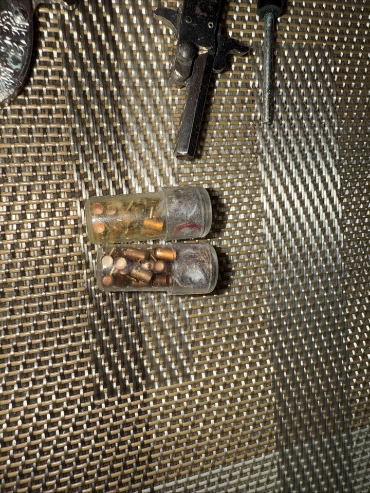 Two Antique 2mm Mini Pinfire Cap Gun Key Chain Pocket Watch Fob | eBay