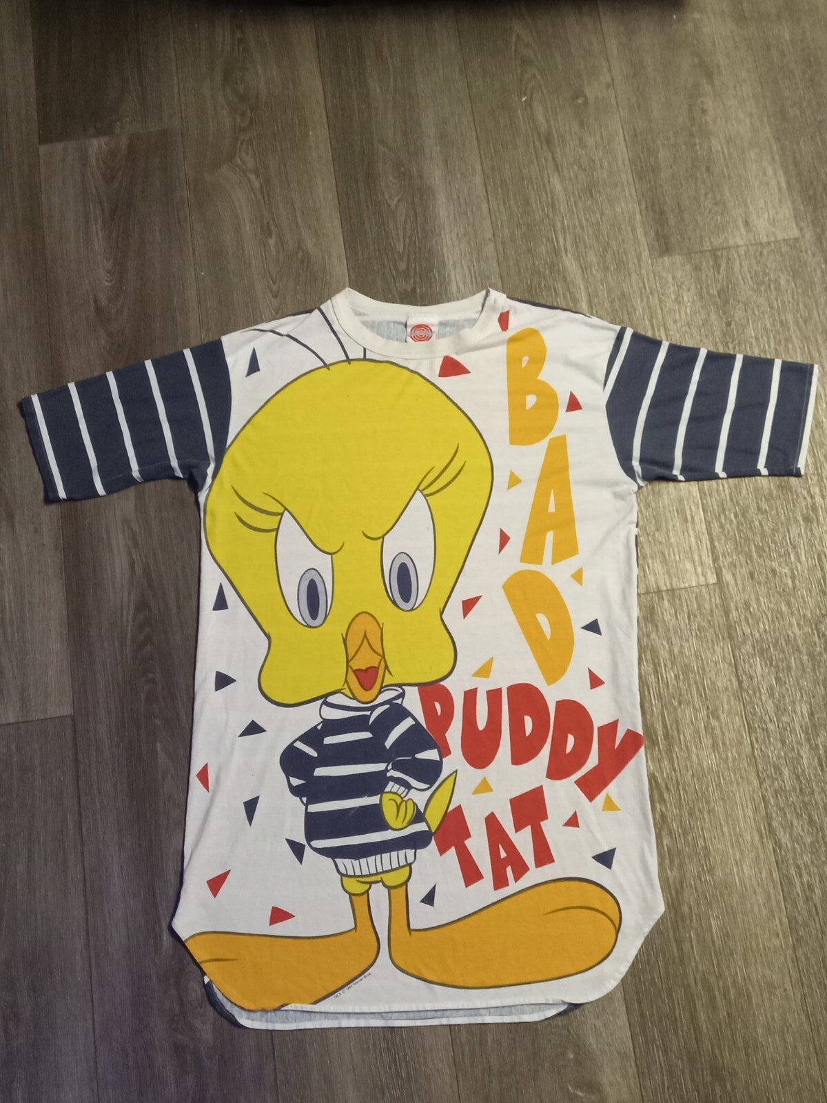 vintage 90s tweety bird Bad Puddy Tat T shirt | eBay