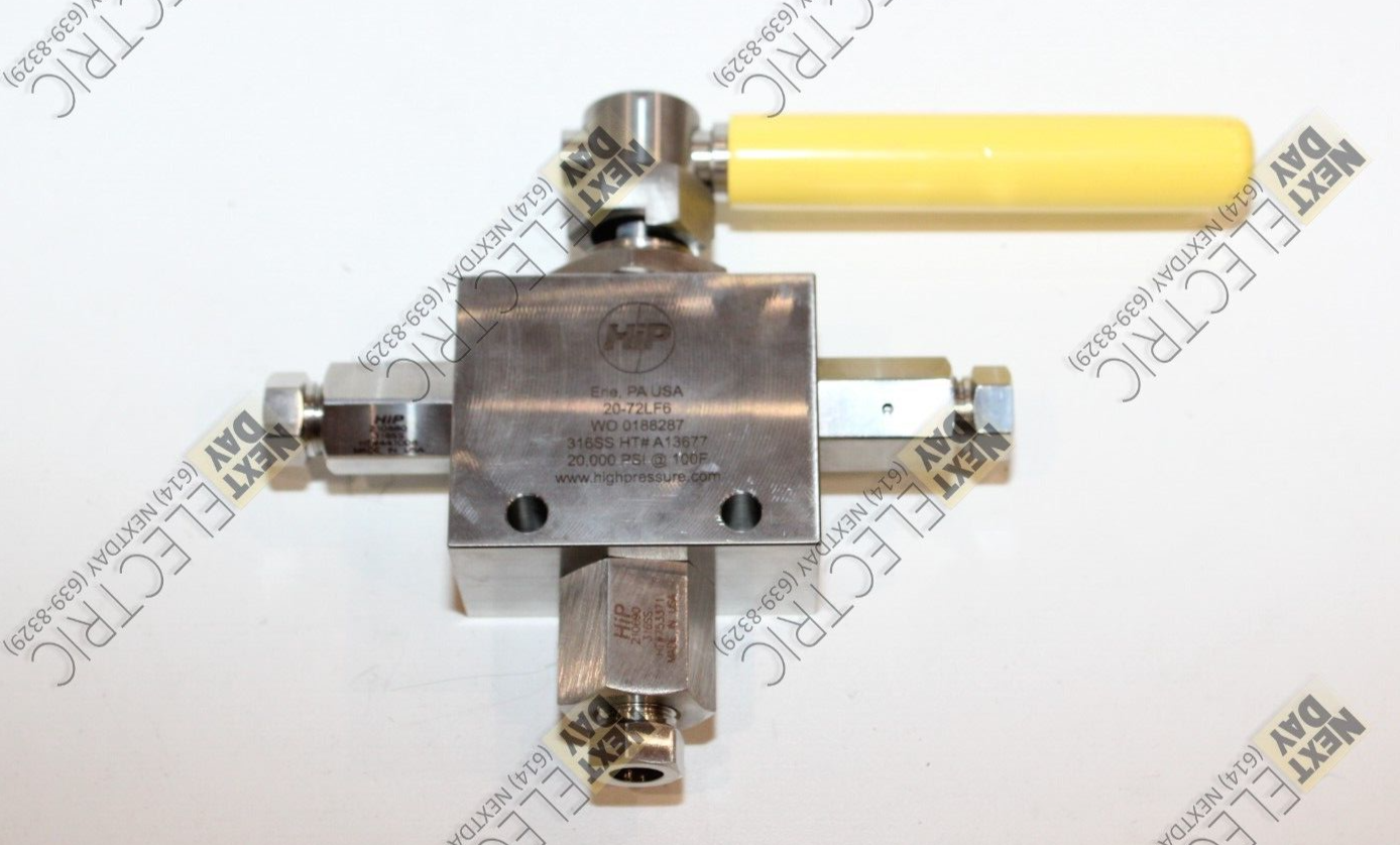 HiP, 20-72LF6, 601934, HT#A13677 210680 316SS 20k 20,000 PSI High ...