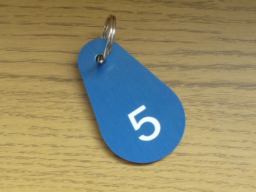 Set of 10 x Engraved Locker Key Tags / Fobs - Clubs, Leisure Centres ...