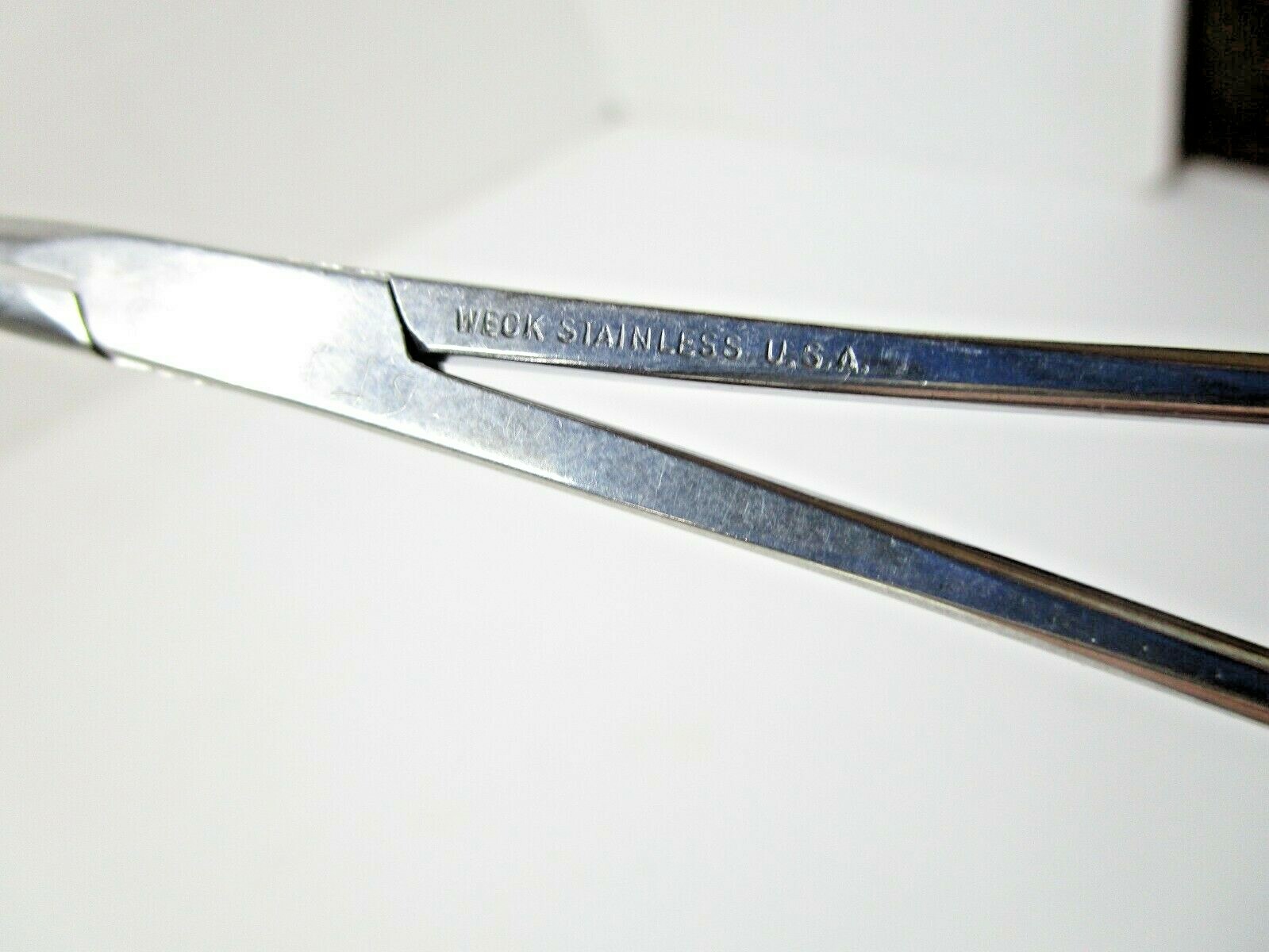 Weck Stainless Steel Curved Forceps Clamp Surgical Hand Tool Wound ...