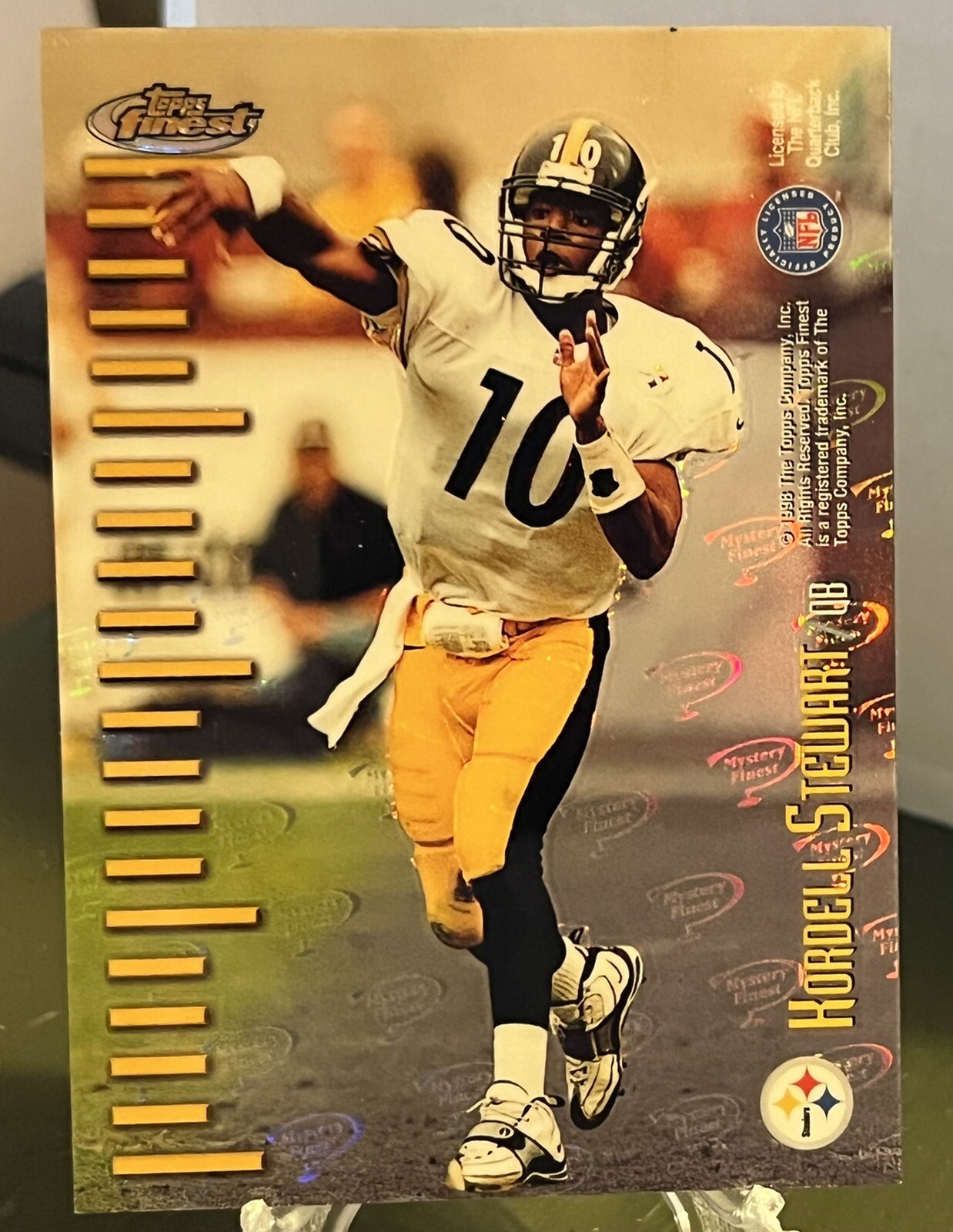 1998 Topps Finest Mystery Refractor Kordell Stewart Kevin Dyson ...