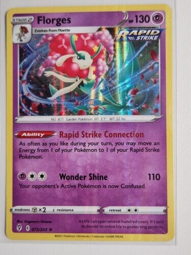 Florges Holo Rare Pokemon TCG Card 073/203 | eBay