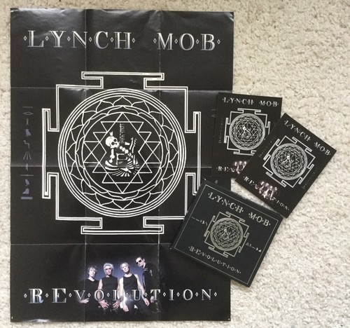 Lynch Mob REvolution music CD band George Lynch w/ postcards and wall ...