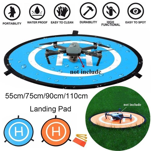 Folding Helipad RC Drone Landing Mat Unmanned Aerial Helicopter Landing ...