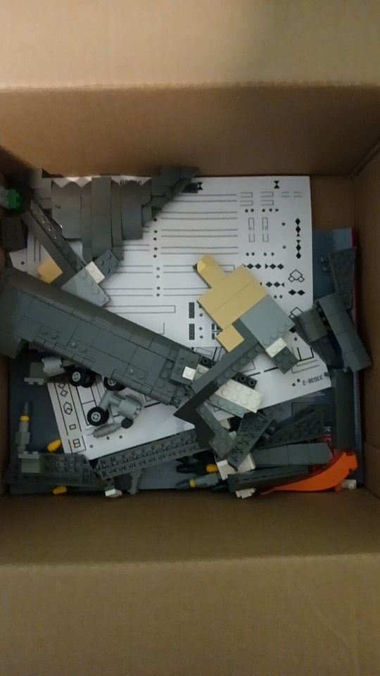 LEGO B-2 BOMBER - w/ instructions and weapons (reobrix) | eBay