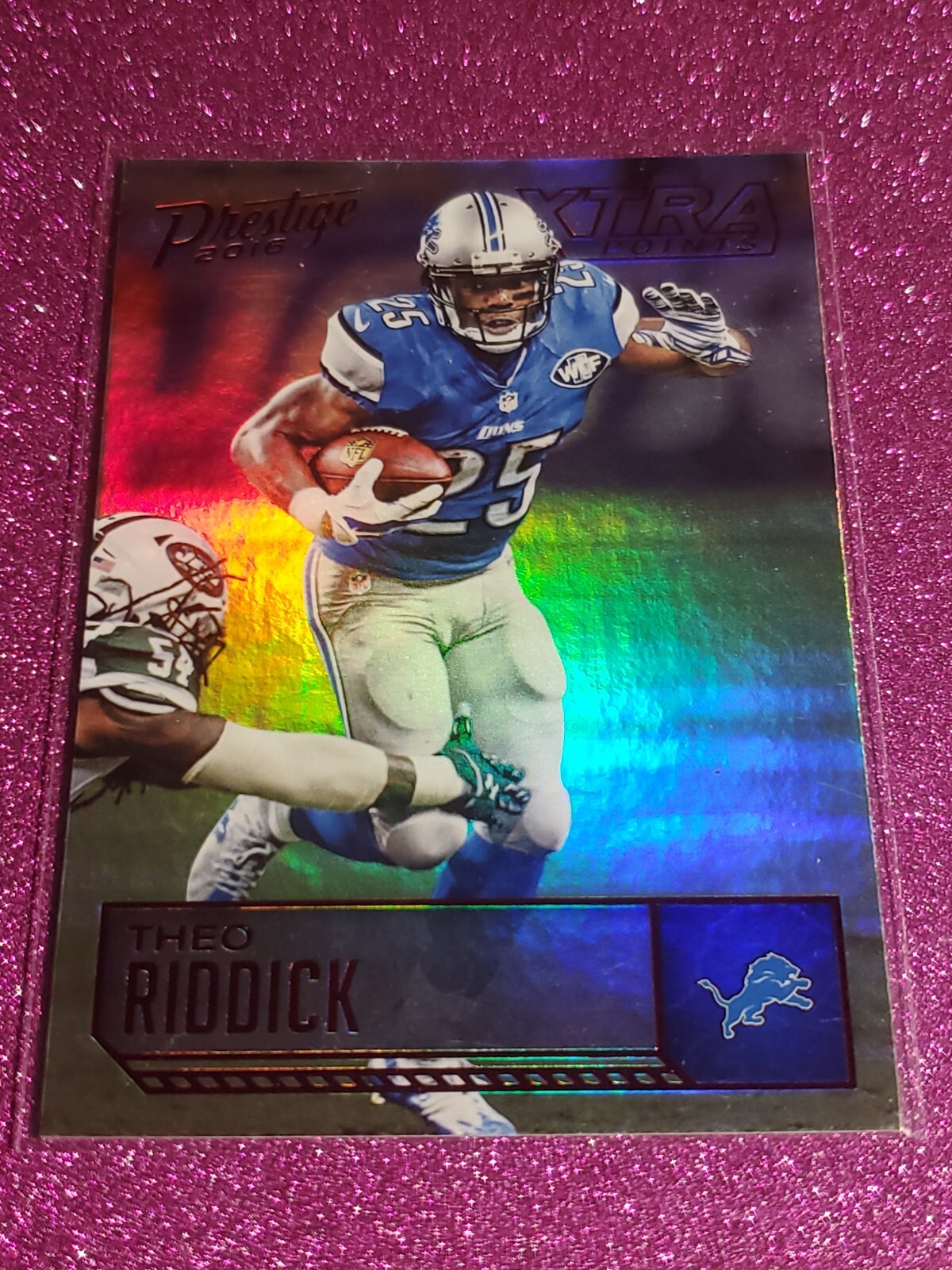 2016 Panini Prestige #68 Theo Riddick Xtra Points Red Detroit Lions | eBay