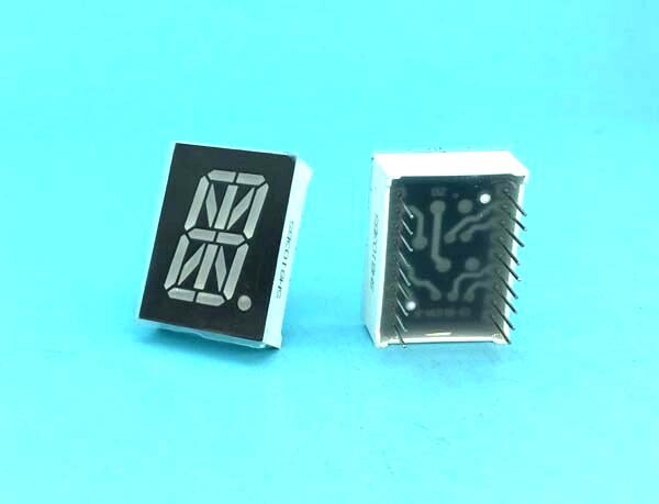 Red LED Display Common Anode/cathode 0.8" 1 Digital 16 Segments 27 ...