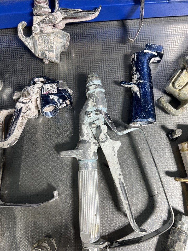 Lot of Airless Contractor Grade Paint Spray Guns Graco Titan Please ...