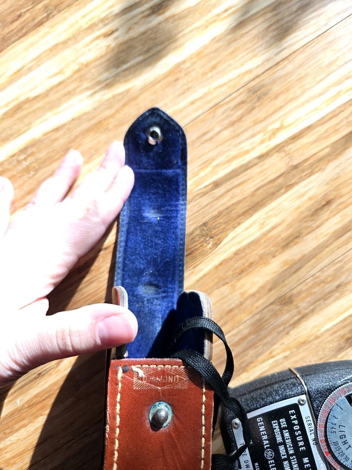 General Electric Exposure Meter DW-68 vintage selenium light meter case ...