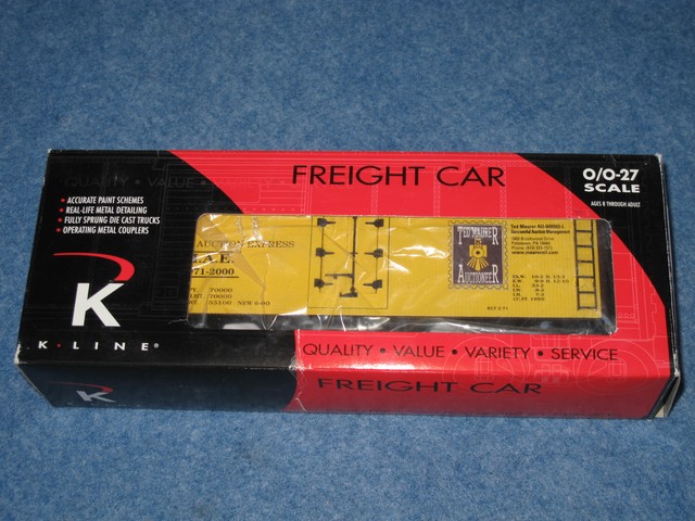 2000 K-Line K642-9012 Ted Maurer Auction Express Wood-sided Reefer ...