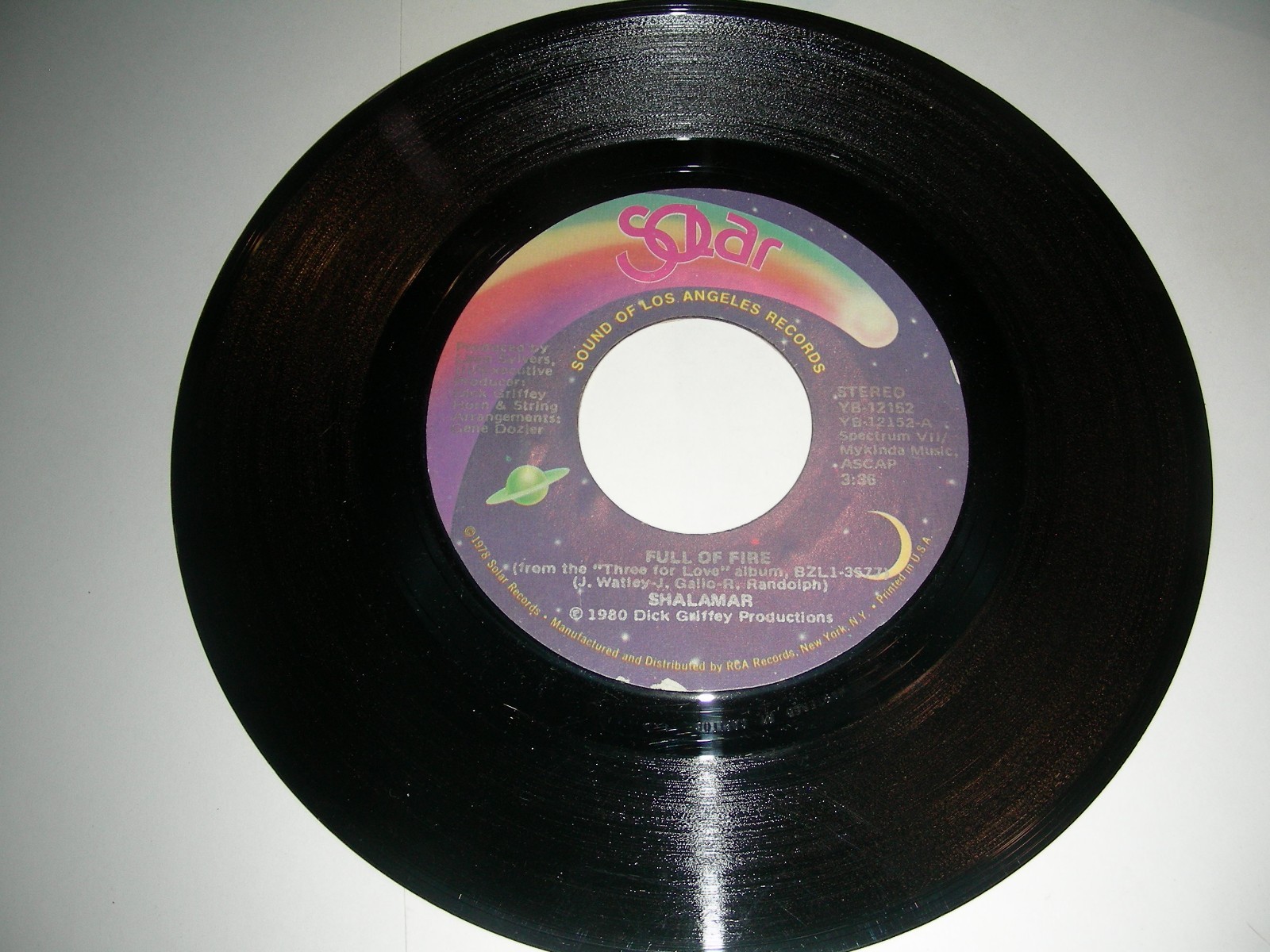 Shalamar - Full Of Fire 45 rpm vinyl Solar Records NM 1980 | eBay