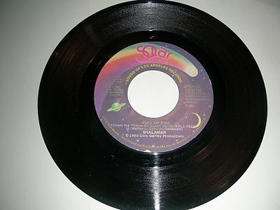 Shalamar - Full Of Fire 45 rpm vinyl Solar Records NM 1980 | eBay