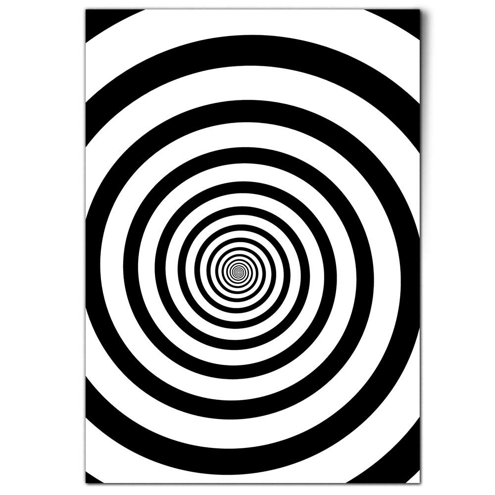 Optical Illusion Art Black And White Abstract Optical Illusion