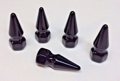 5 PC BLACK SPIKED BOLT NUT FOR STRUT TOWER DRESS UP BAY 10X1.25 spike ...