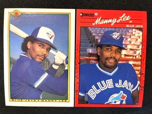 MLB - Manny Lee 1990 Bowman & 1990 Donruss Baseball - Blue Jays | eBay