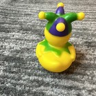 Rubber Duck Joker Jester Decor Car Home Office Cute Mardi Gras Cute ...
