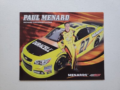 2013 Paul Menard Richard Childress Racing Menards NASCAR DRIVER Hero ...