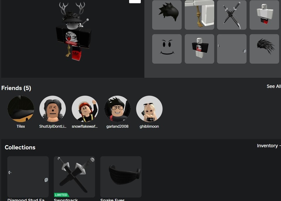 Old roblox account (2013) With robux included. | eBay